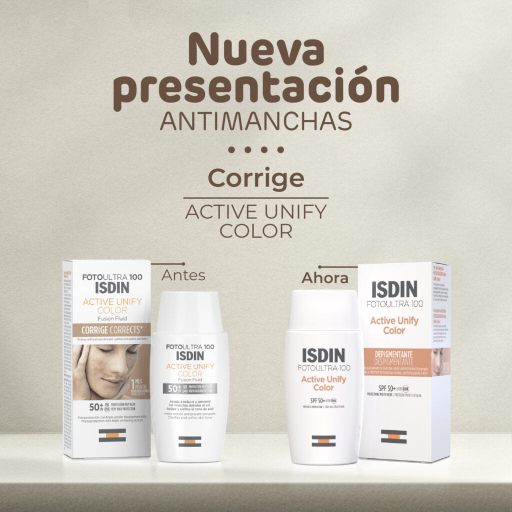 ISDIN FOTOULTRA 100 Active Unify Color SPF50+ Fusion Fluid, 50ml ...