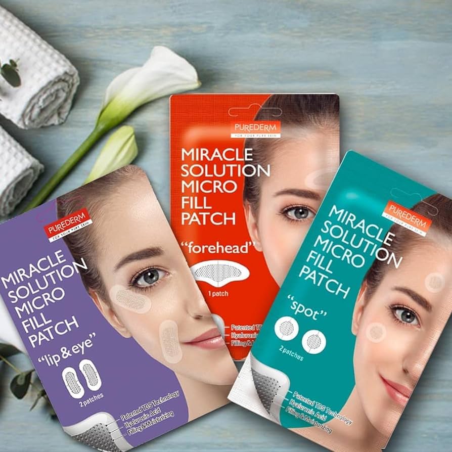 PUREDERM Miracle Solution Micro Fill Patch Forehead, Microparche Frent ...