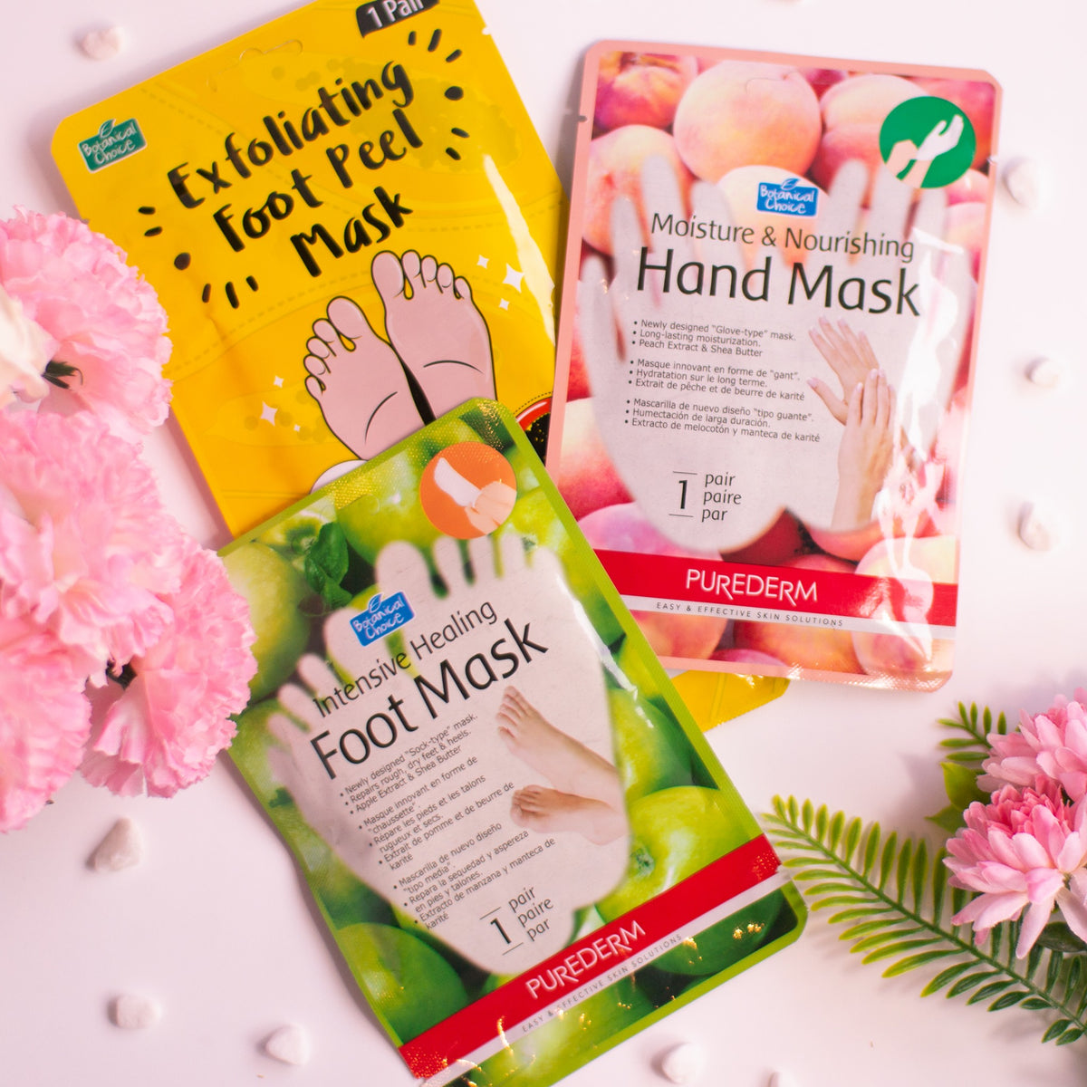 PUREDERM Intensive Healing Foot Mask, Máscara Restauradora Intensiva P ...